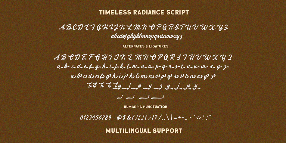 Timeless Radiance Font