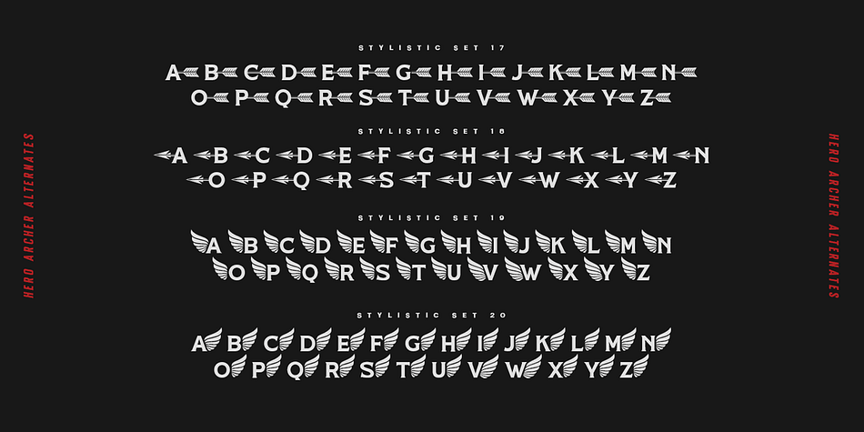 The Hero Archer Font
