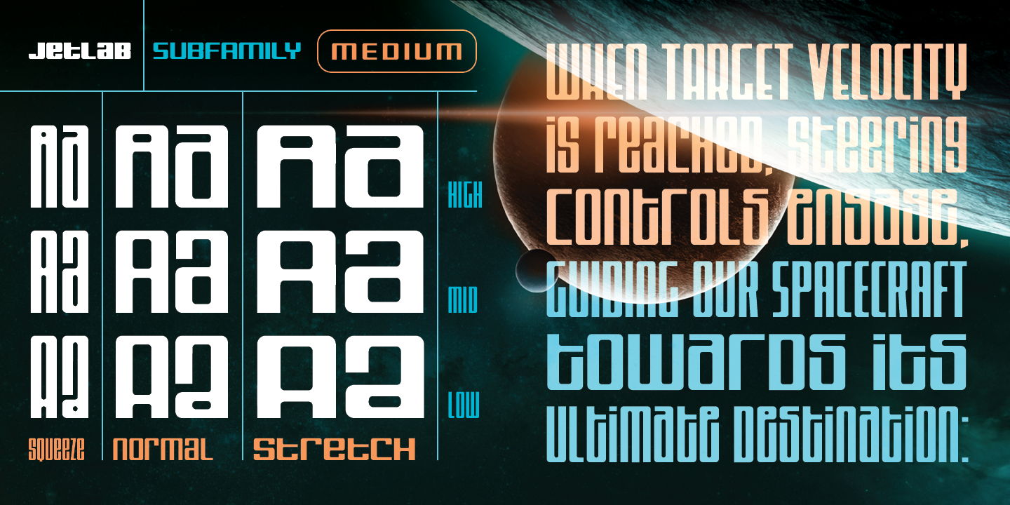 Jetlab Font