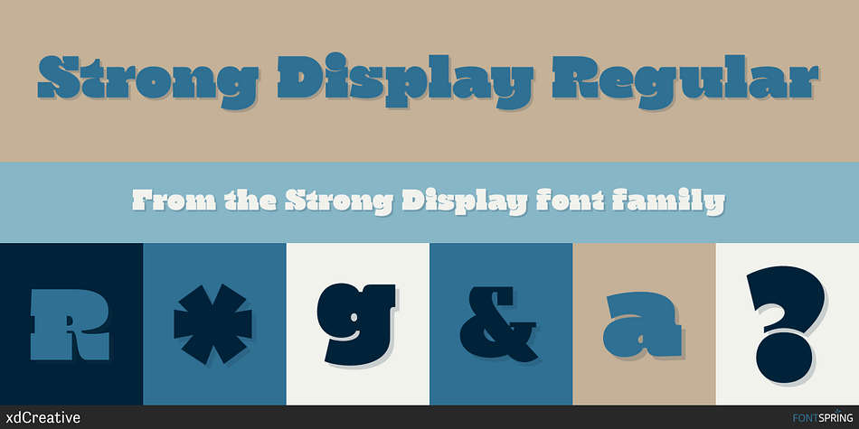 Strong Display Regular Font