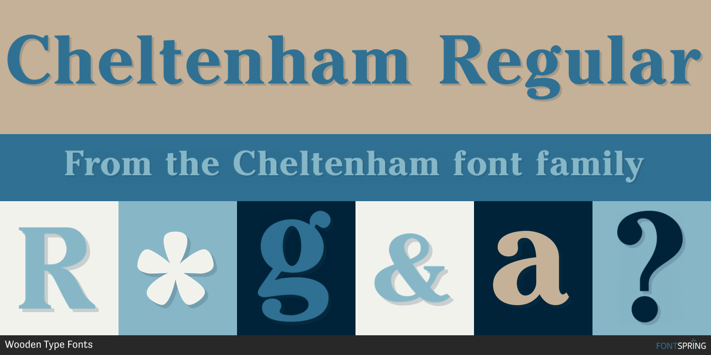 Fonts similar to Cheltenham