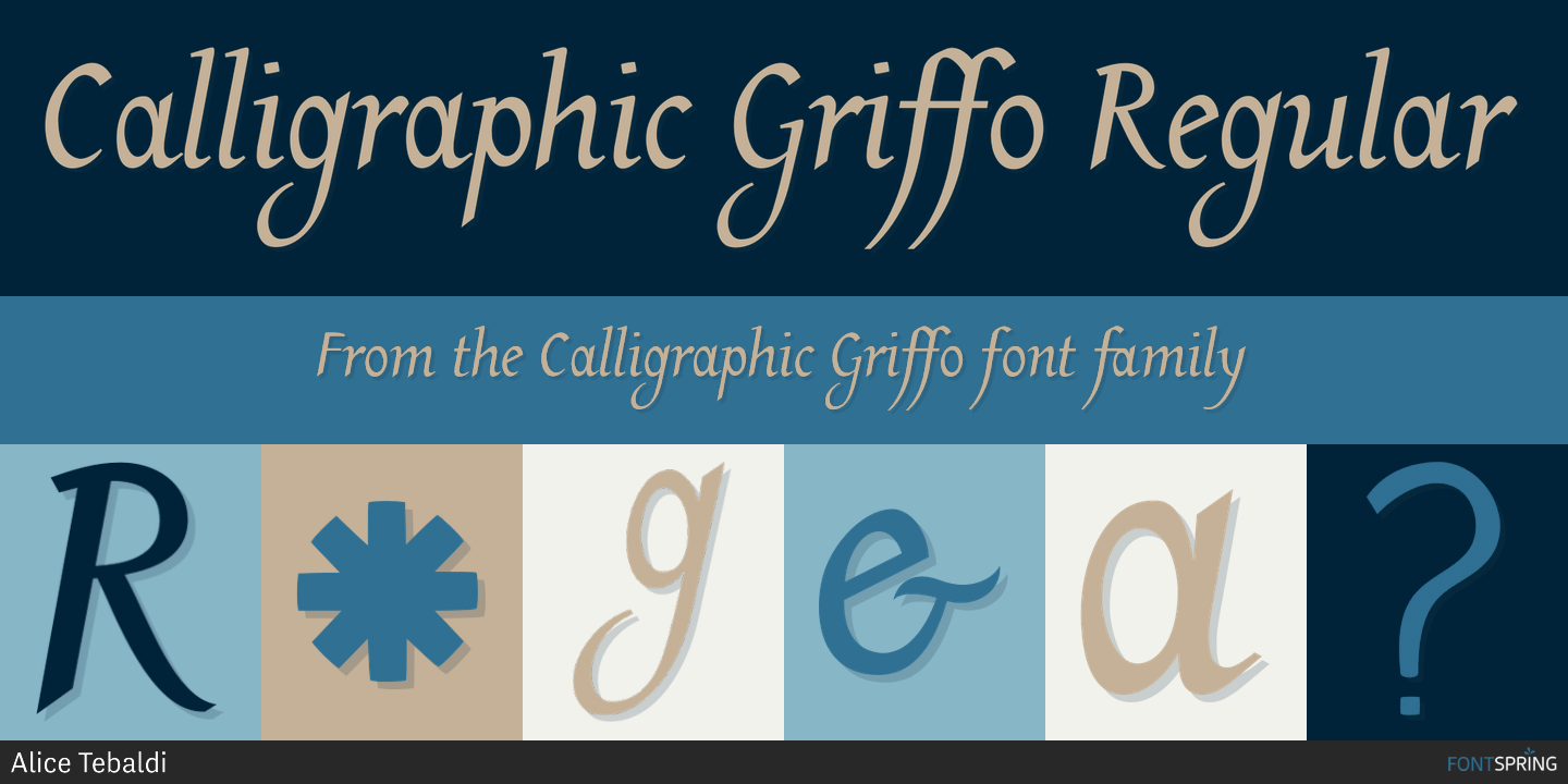 Fonts similar to Calligraphic Griffo