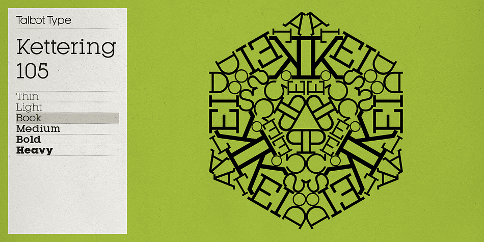 Kettering 105 Font