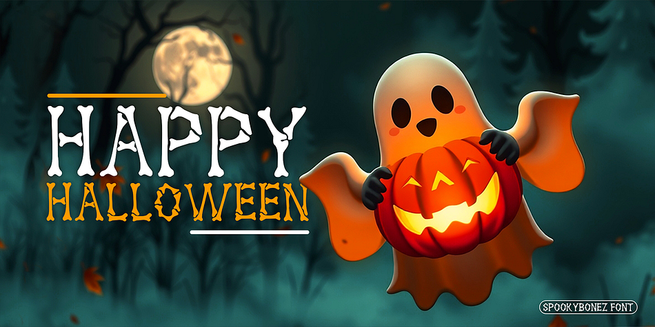 SpookyBonez Font