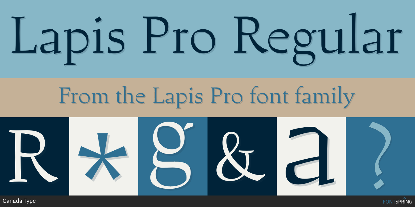 Fonts similar to Lapis Pro