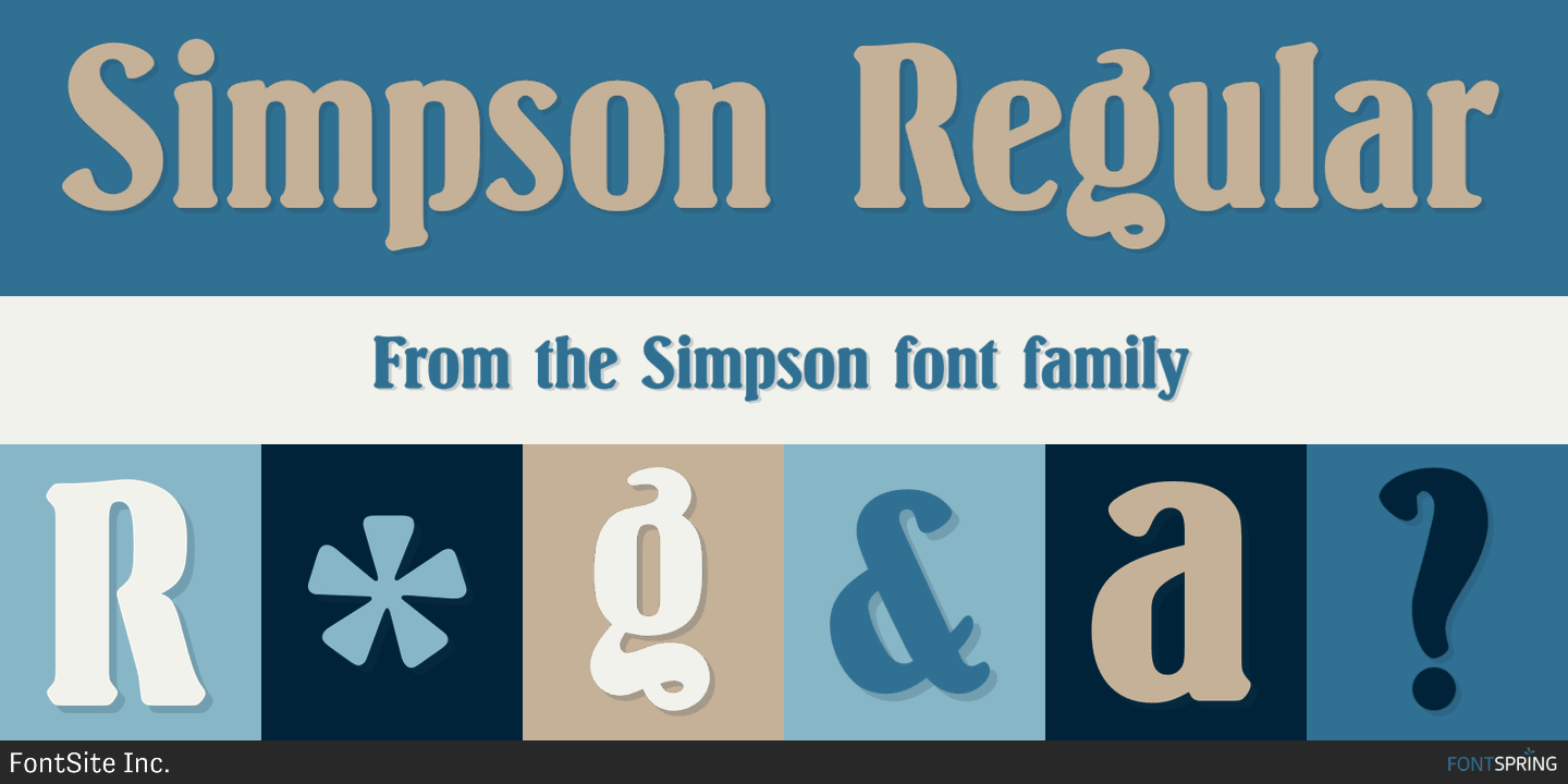 Simpson Font