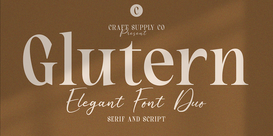 Glutern Script Font