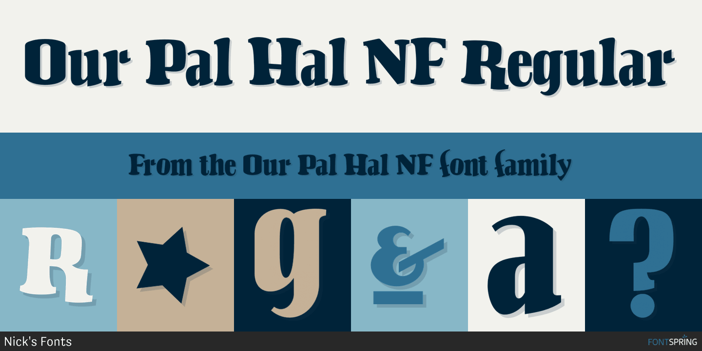 Our Pal Hal NF Font