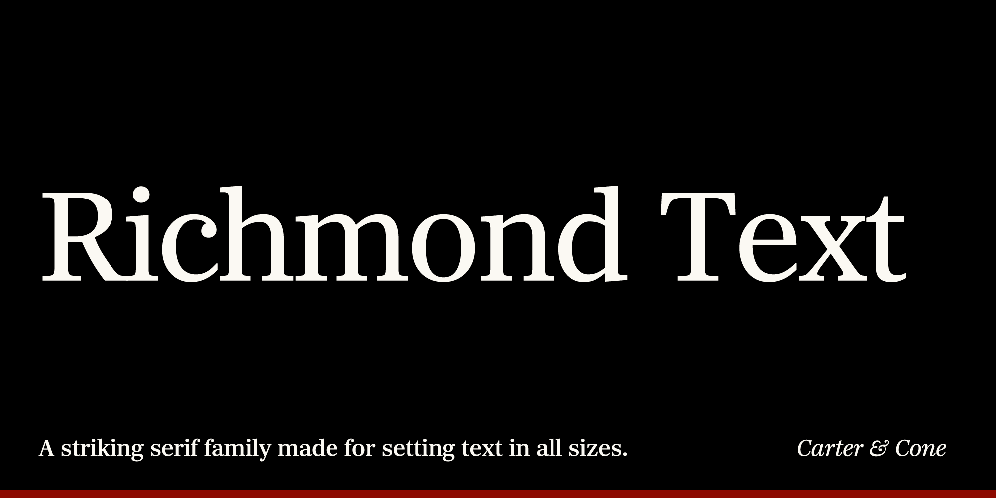 Richmond CC Text Font