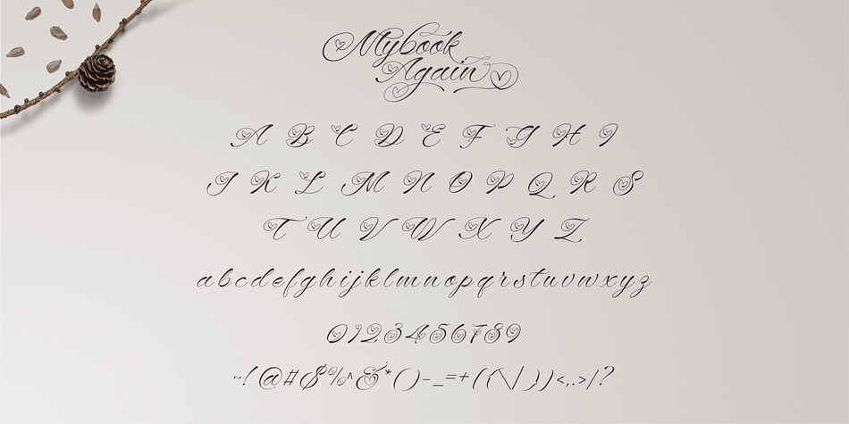 Mybook Again Font