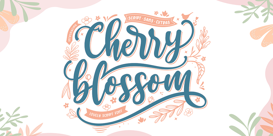 Cherry Blossom Font