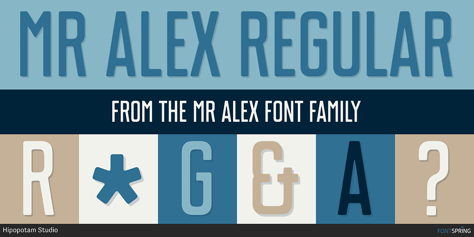 Mr Alex Regular Font