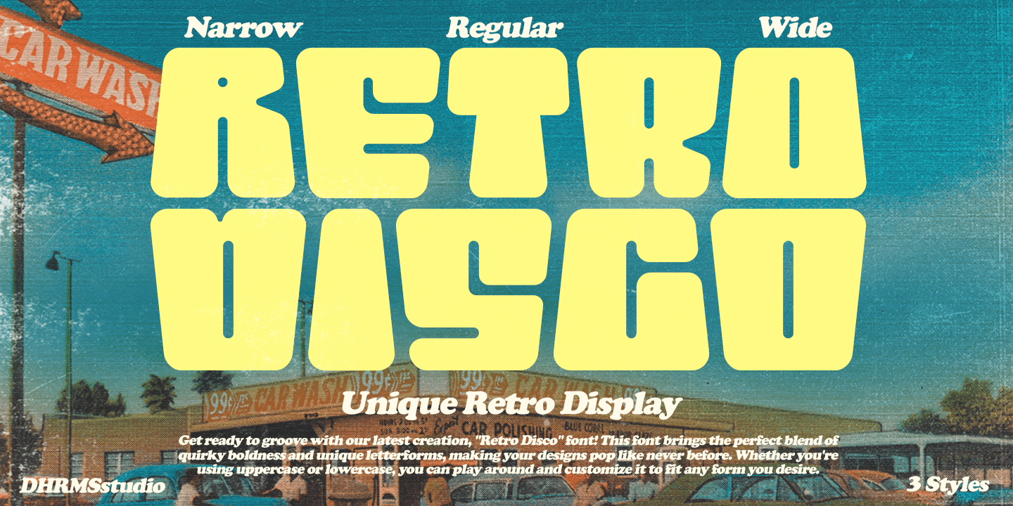 Retro Disco Font