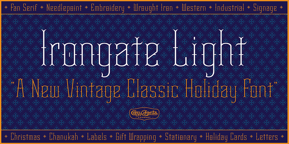 Irongate Font