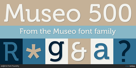 Fonts similar to Museo