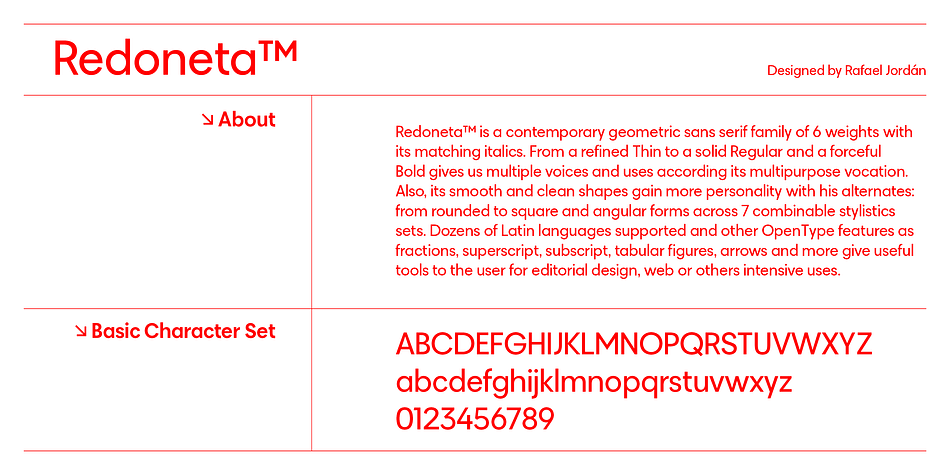 Redoneta Font