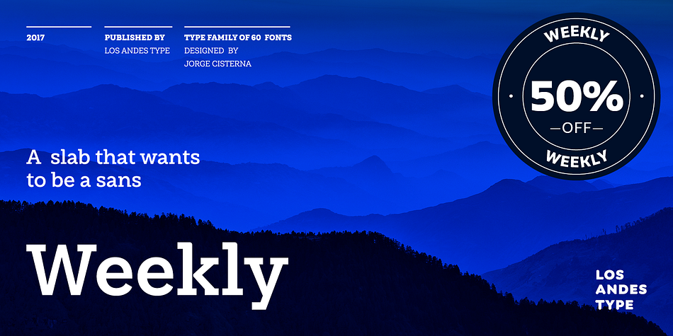 Weekly Font