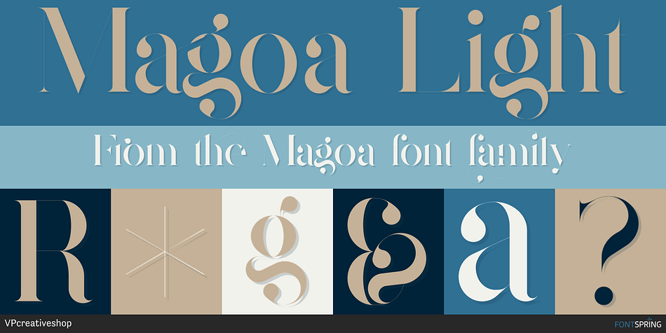 Magoa Light Font