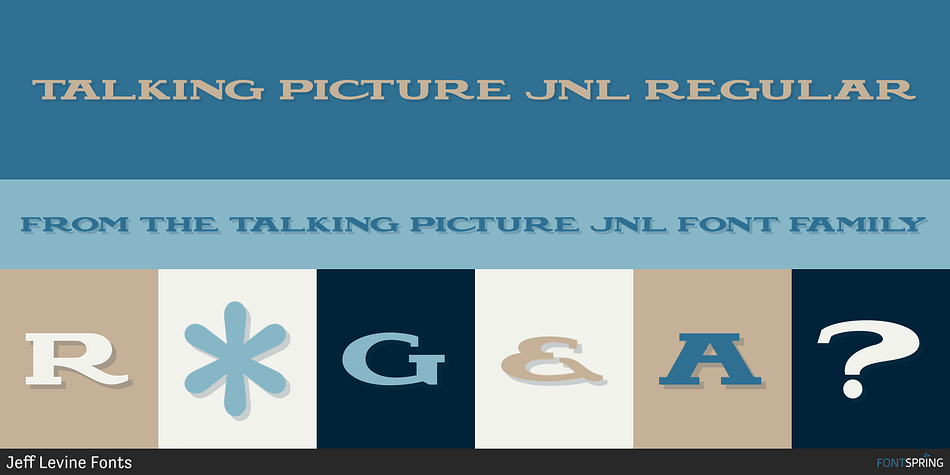 Talking Picture JNL Regular Font