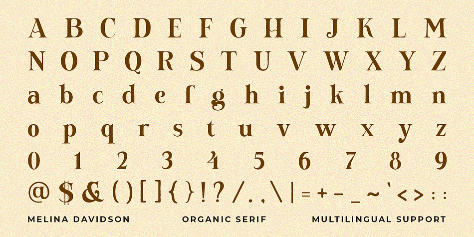 Melina Davidson Font