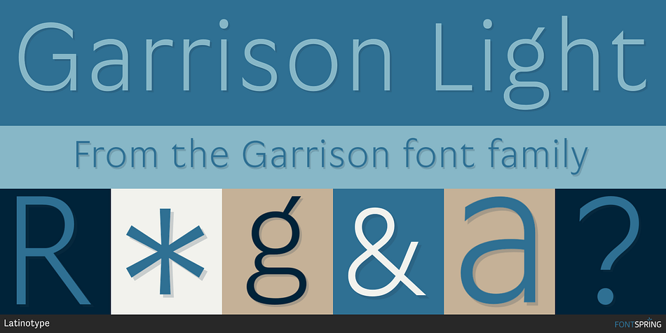 Garrison Light Font
