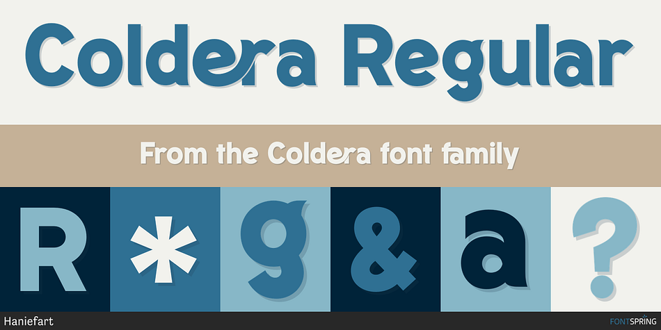 Coldera Regular Font