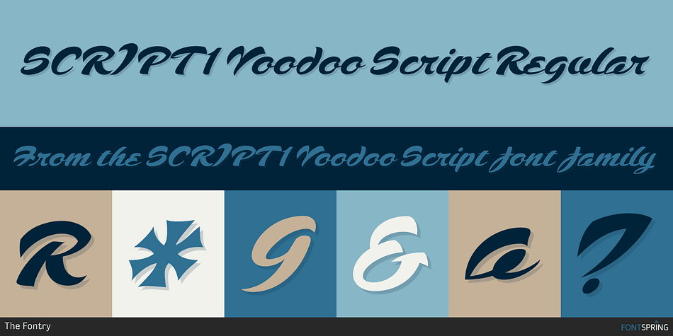 SCRIPT1 Voodoo Script Font