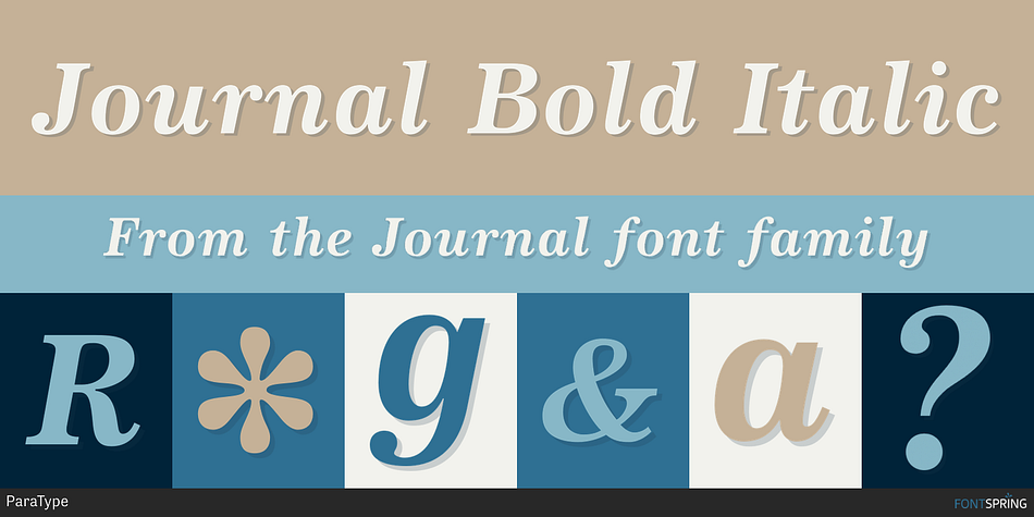 Journal Font
