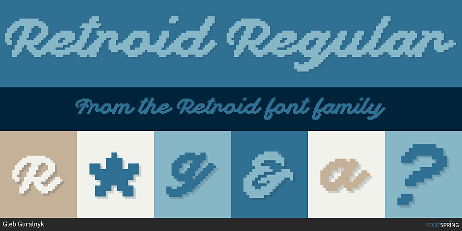 Retroid Regular Font