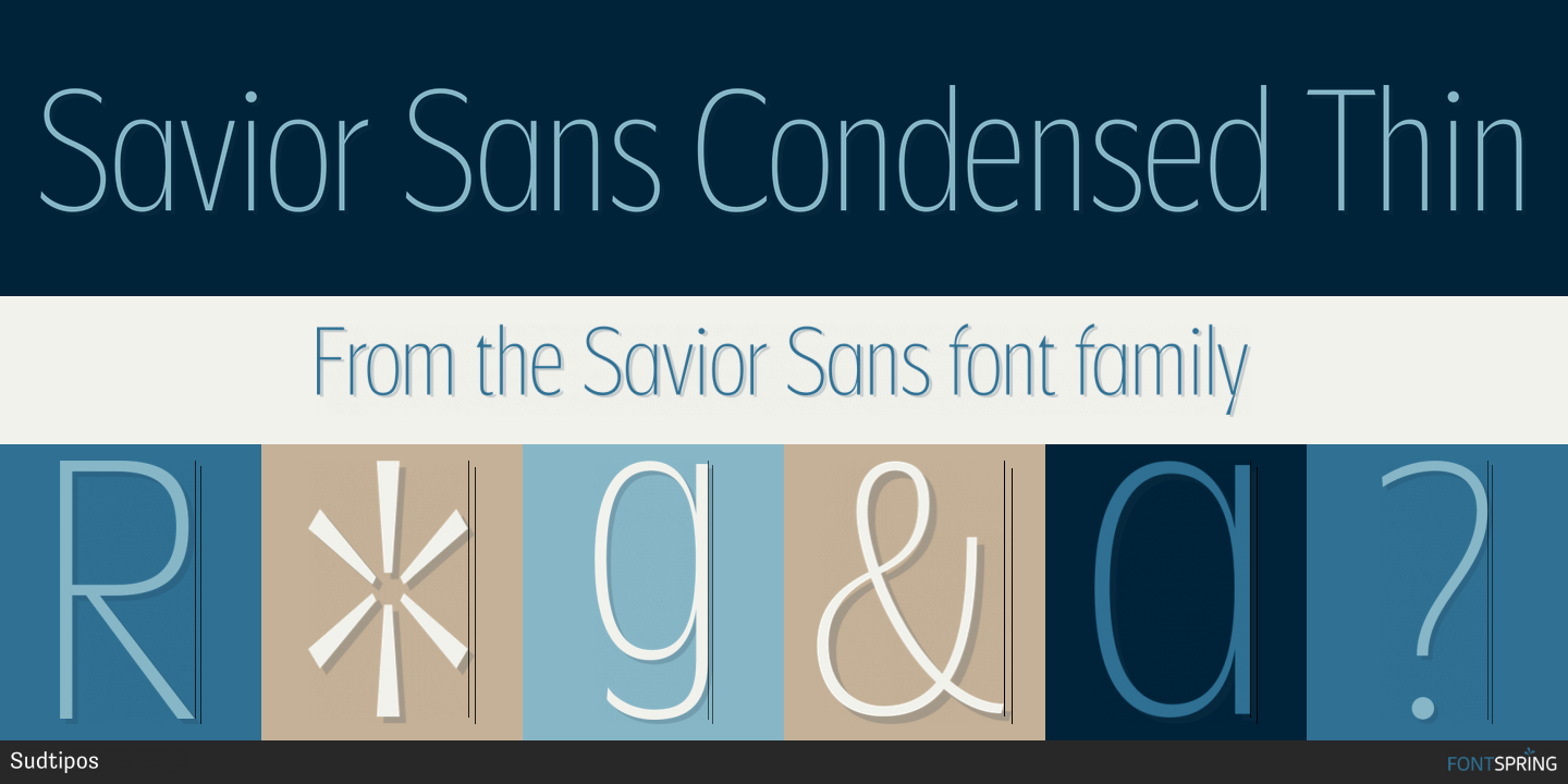 Similar Fonts To Savior Sans