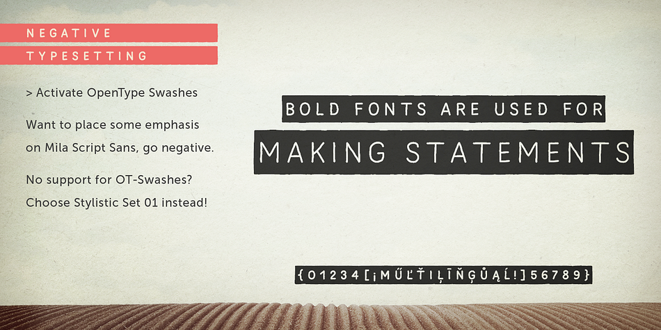 Mila Script Pro Font