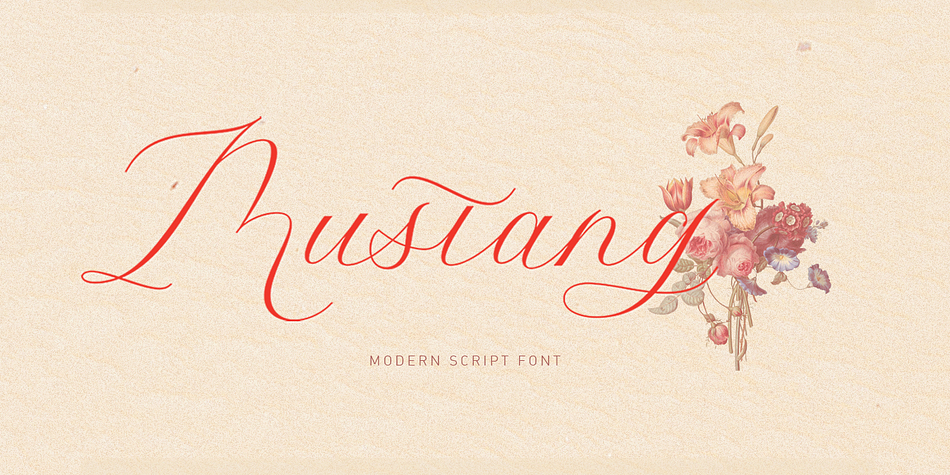 Mustang script Font