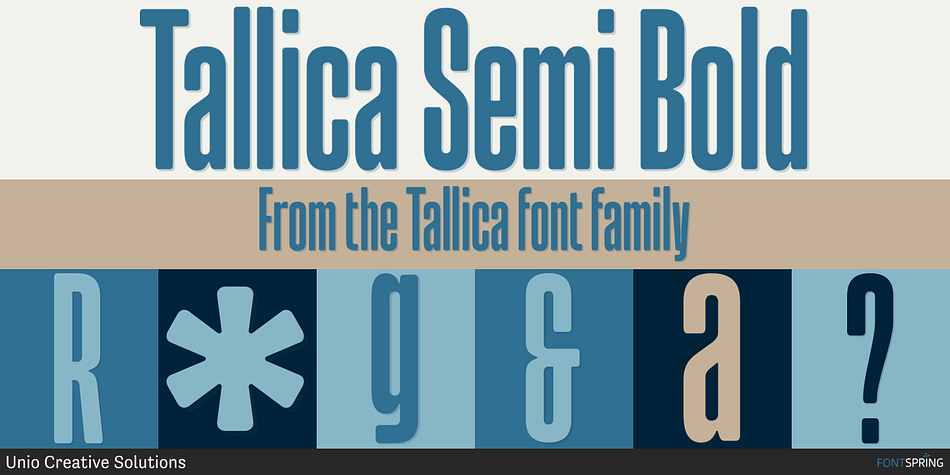 Tallica Semi Bold Font