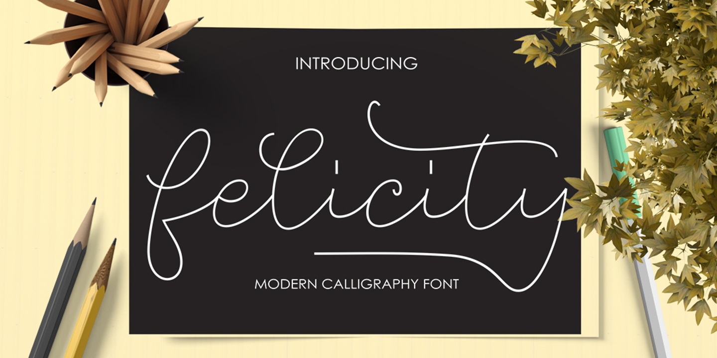 Felicity Script Font