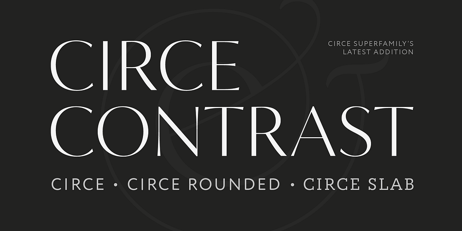 Circe contrast Font
