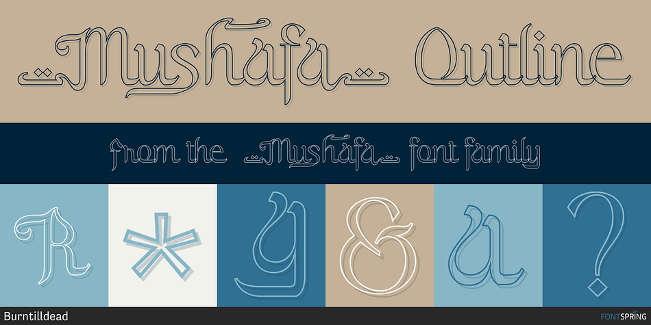 Mushafa Outline Font