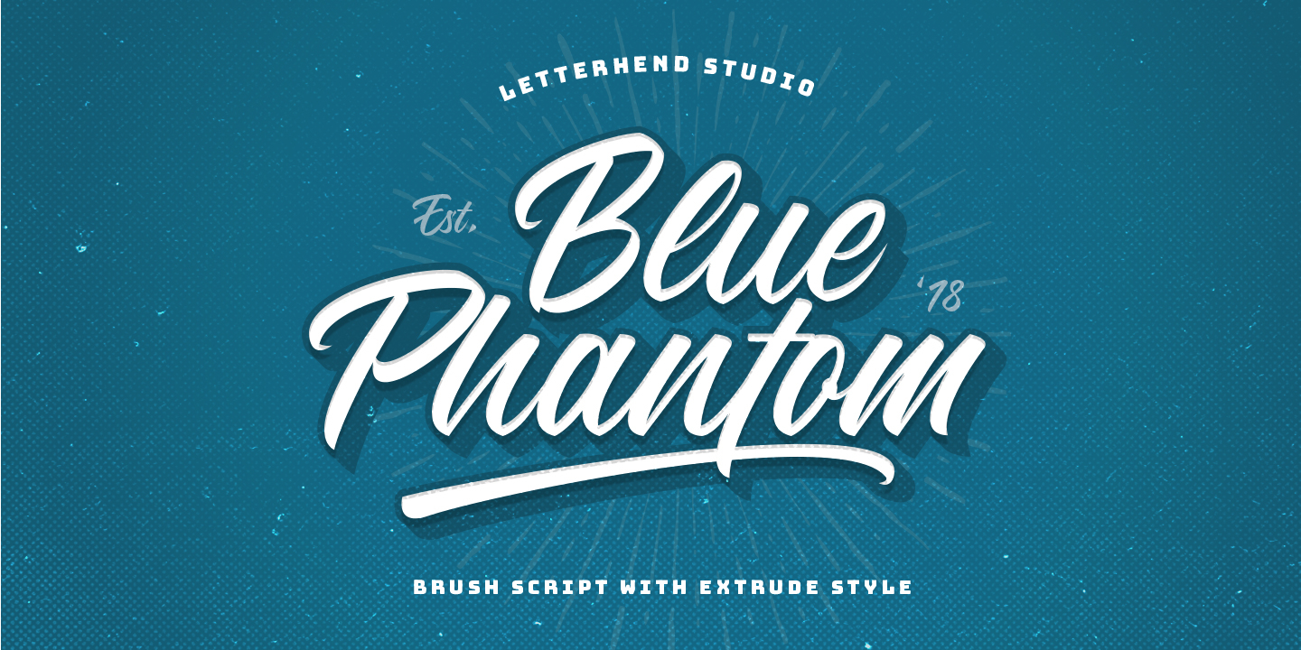Blue Phantom Script Font