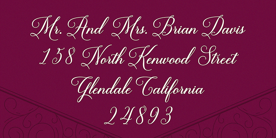 Brenda Script Font