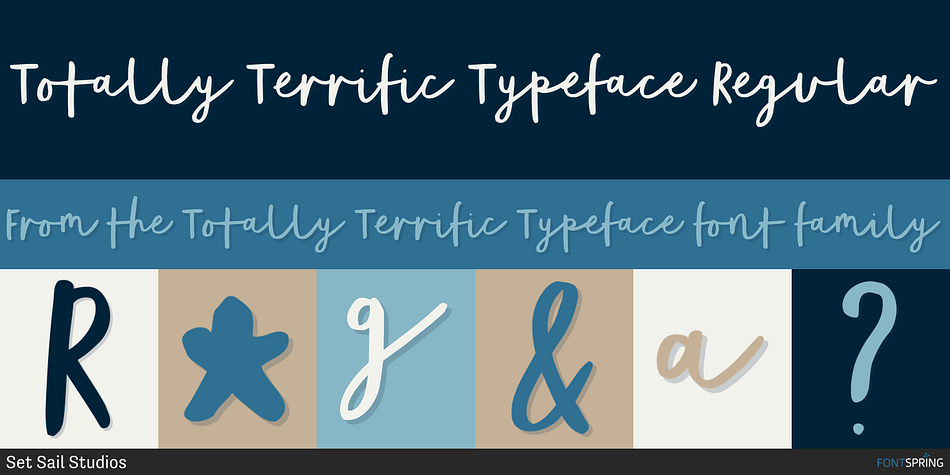 Totally Terrific Typeface Regular Font