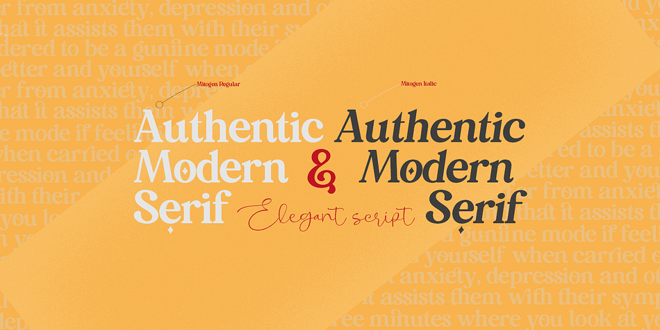 Mitogen Display Font