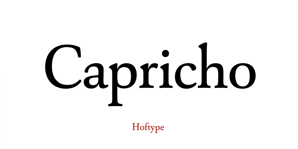 Capricho Font