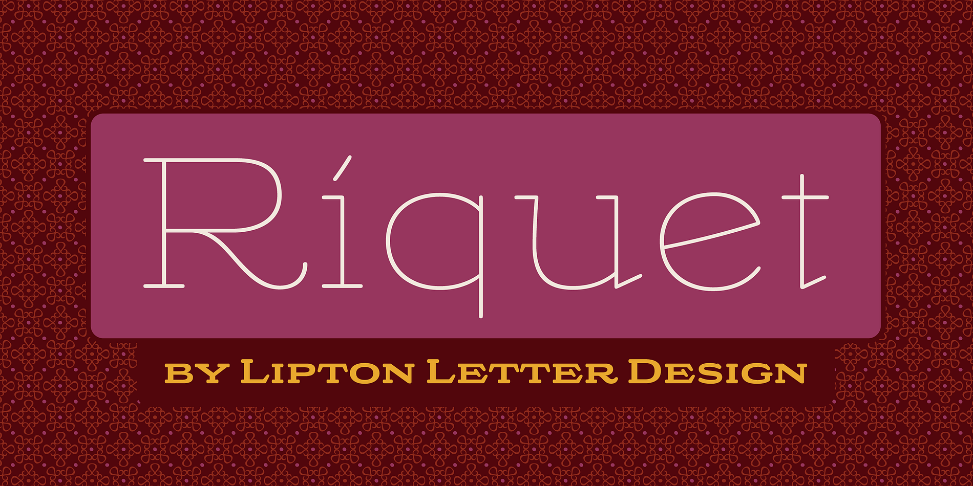 Riquet Font