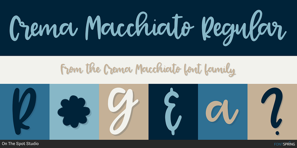 Crema Macchiato Regular Font