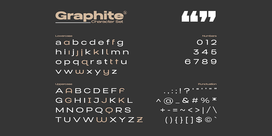 Graphite Font