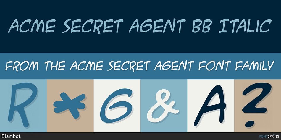 ACME Secret Agent Font