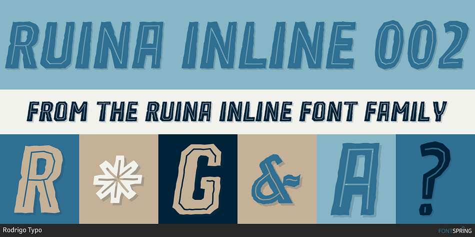Ruina Inline 002 Font