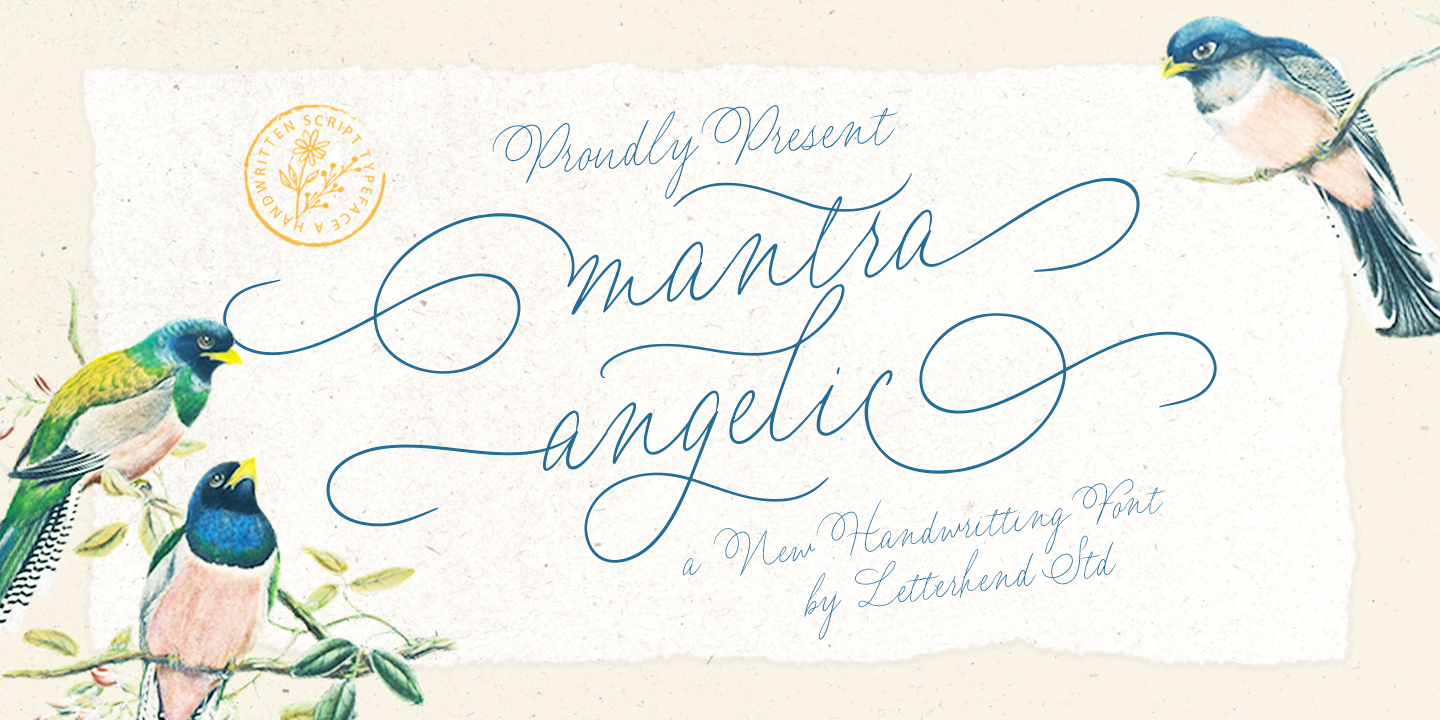 Mantra Angelic Font