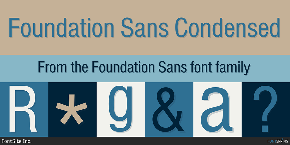 Foundation Sans Condensed Font