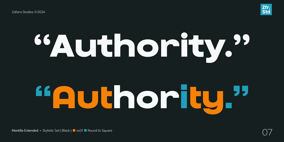 Montilla Extended Font