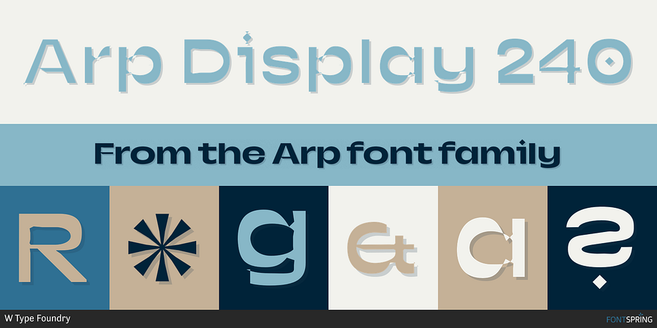 Arp Display 240 Font